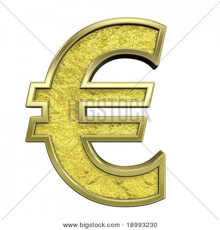 Euro Sign Gold Cast Image & Photo (Free Trial) | Bigstock
