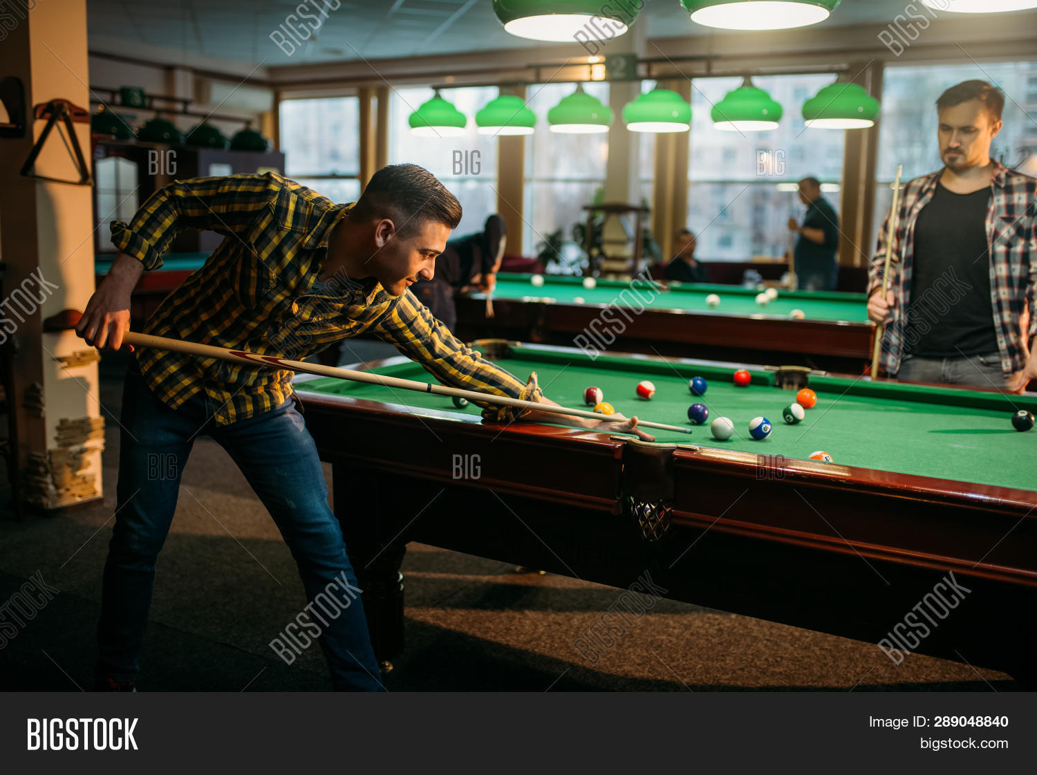 Two Male Billiard Image & Photo (Free Trial) | Bigstock