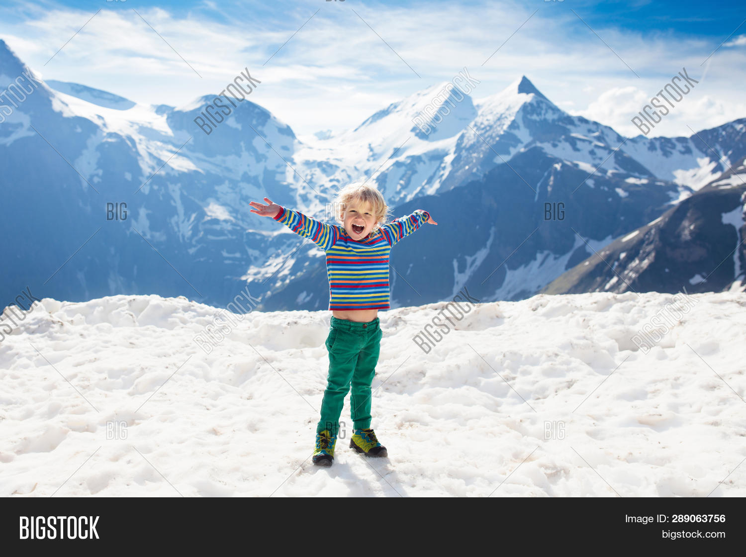 Children Hiking Alps Image & Photo (Free Trial) | Bigstock