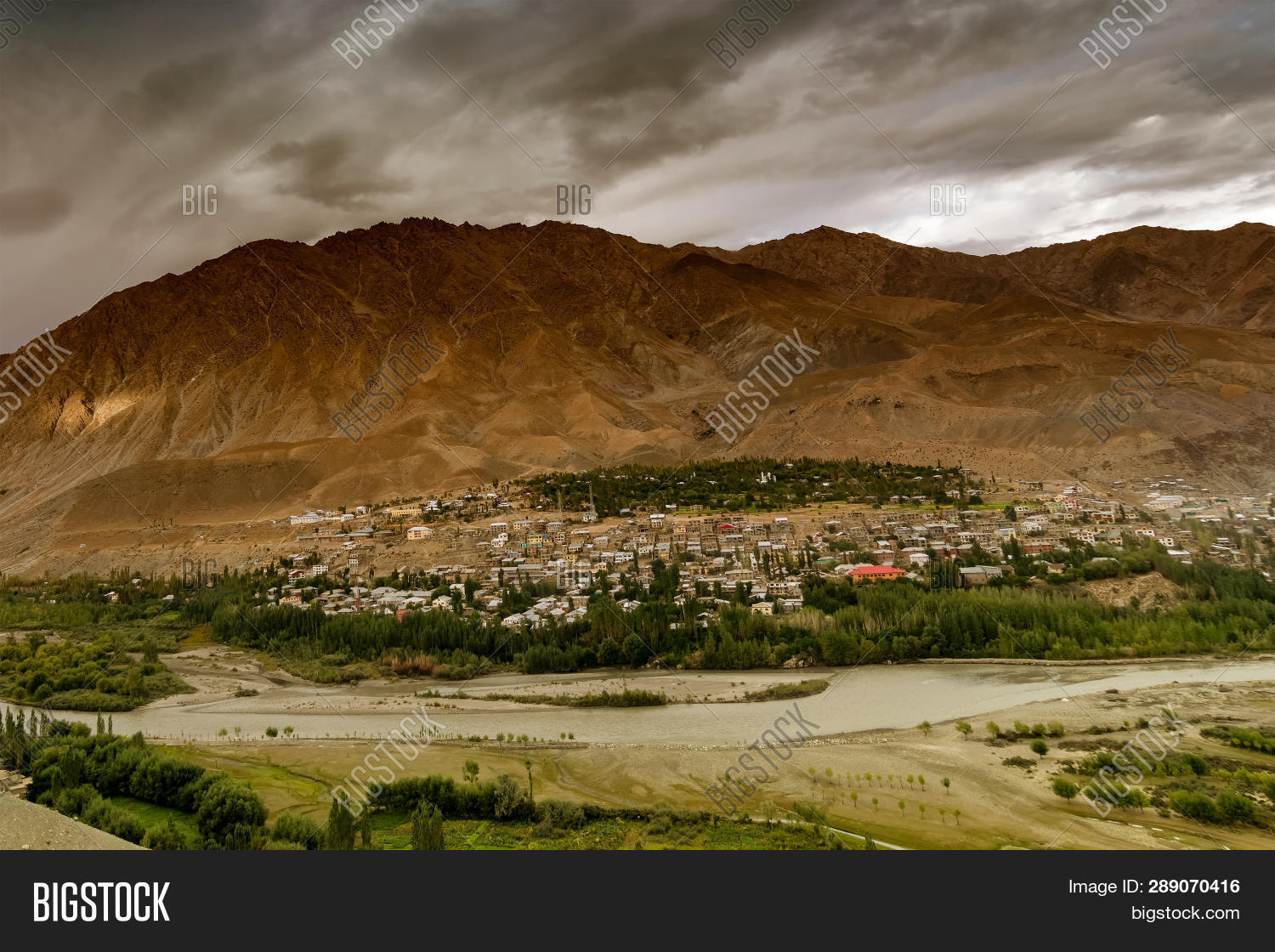Top View Indus River Image & Photo (Free Trial) | Bigstock