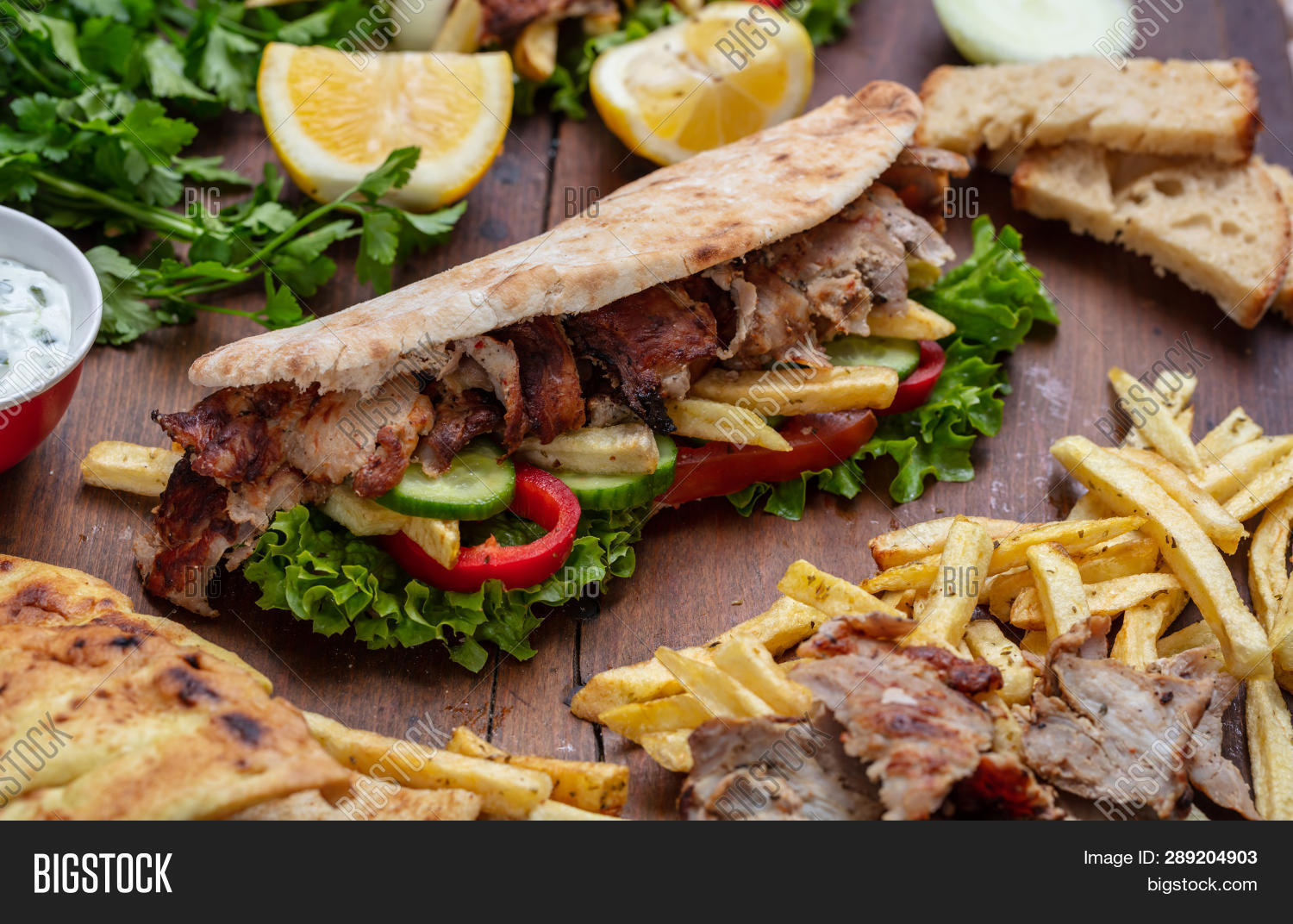 Gyros, Shawarma, Take Image & Photo (Free Trial) | Bigstock