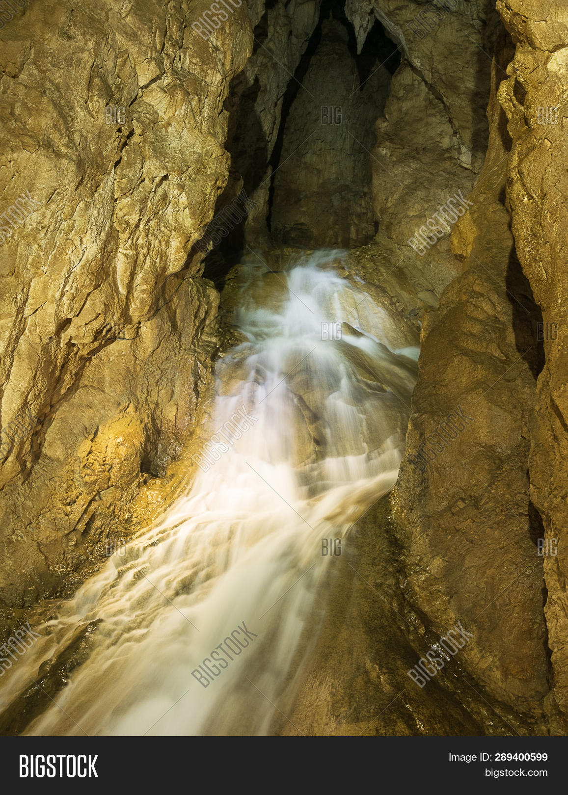 Cave River Cascade Image & Photo (Free Trial) | Bigstock