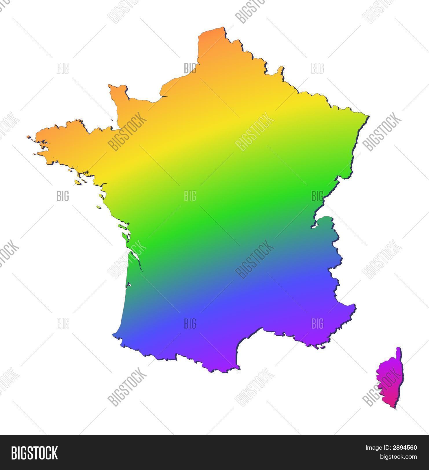 France Map Image & Photo (Free Trial) | Bigstock