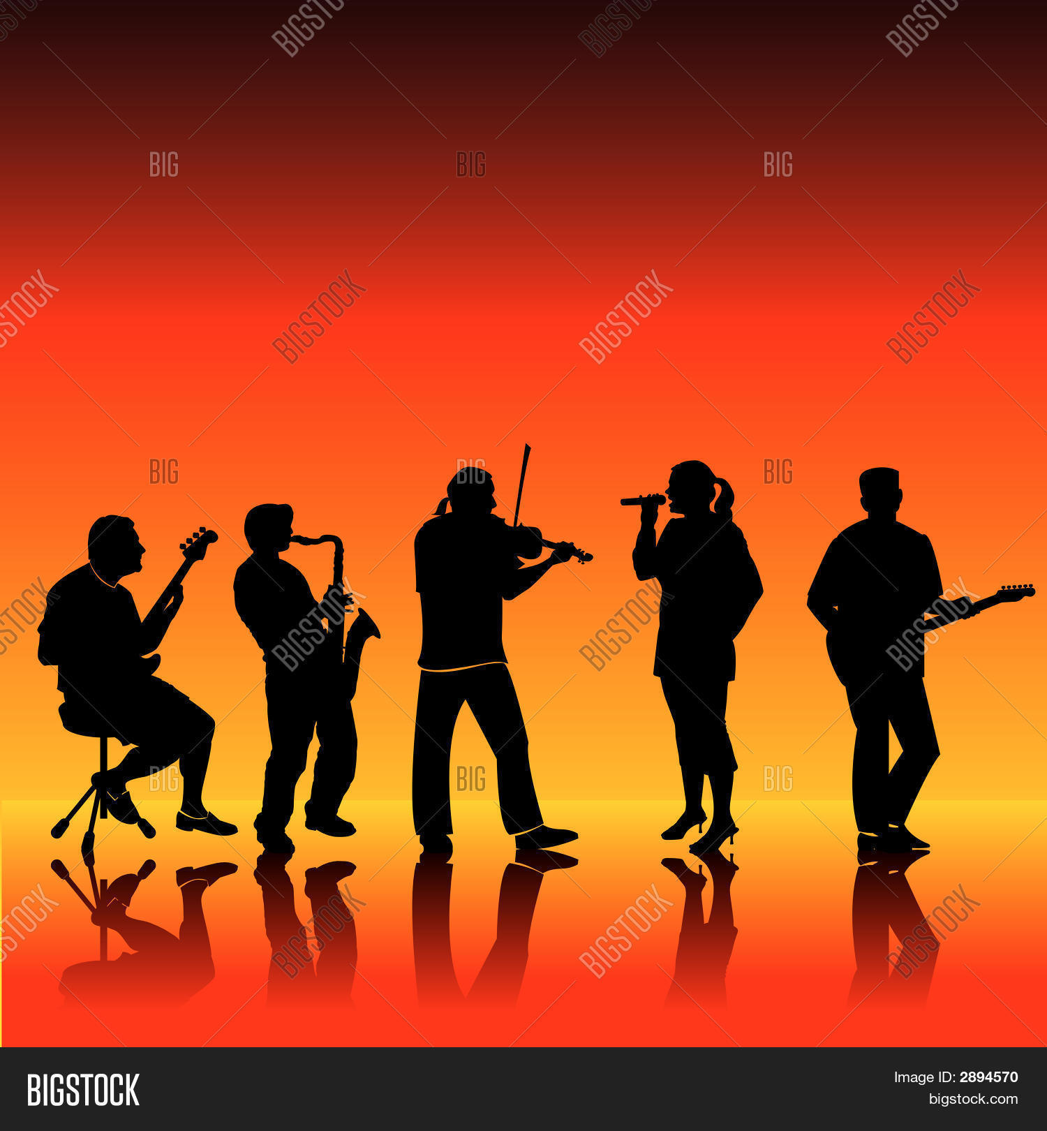 Music Band Vector & Photo (Free Trial) | Bigstock