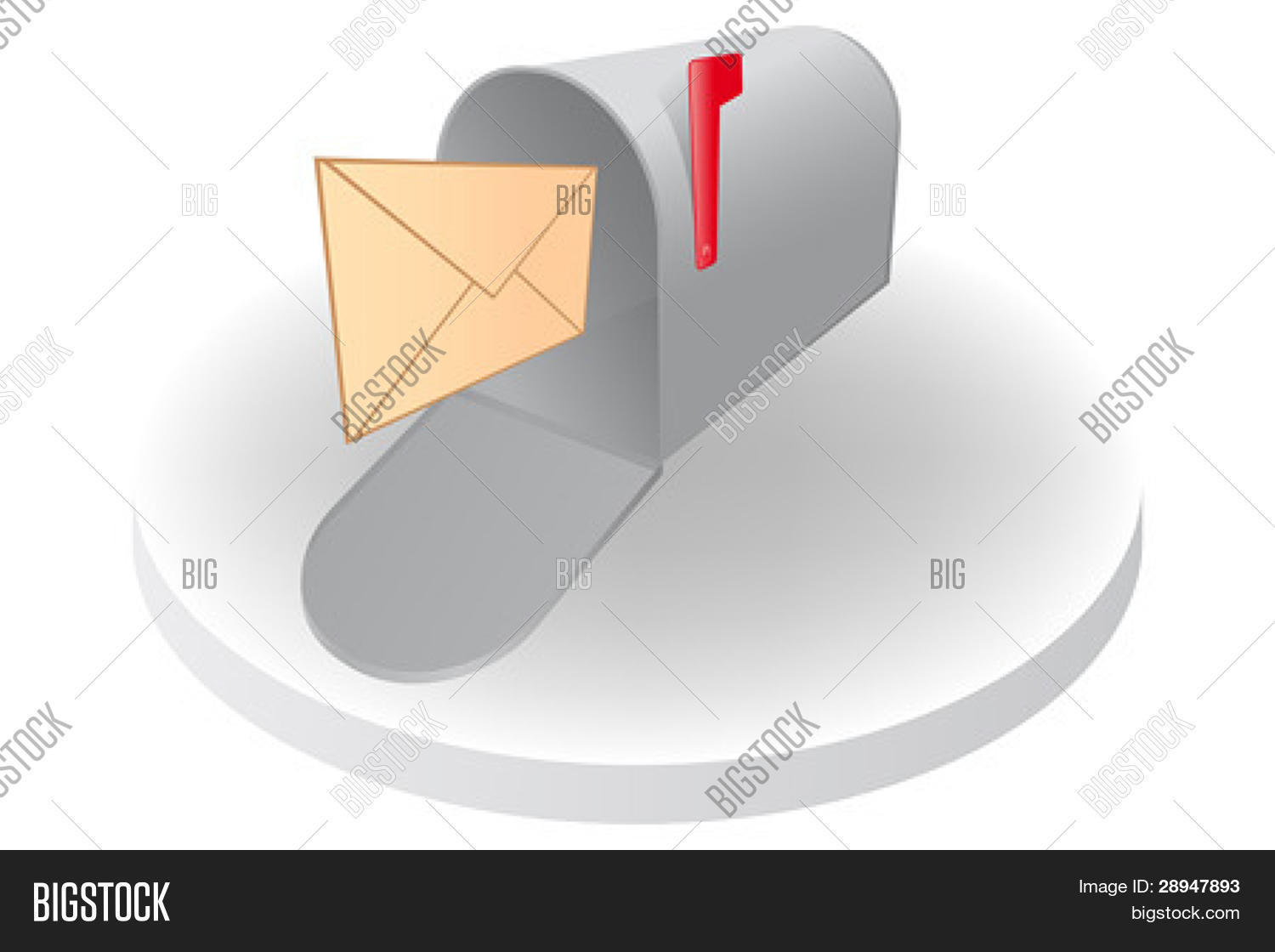 Opened Mailbox Vector & Photo (Free Trial) | Bigstock