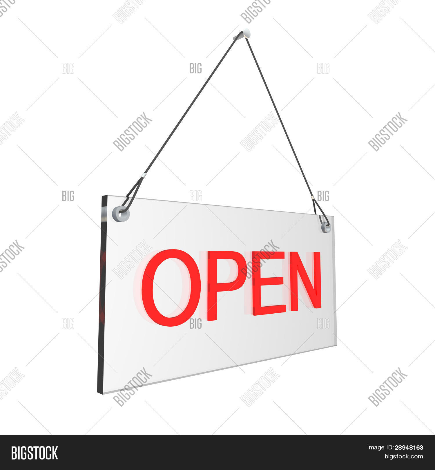 Glass Open Hours Sign Image & Photo (Free Trial) | Bigstock
