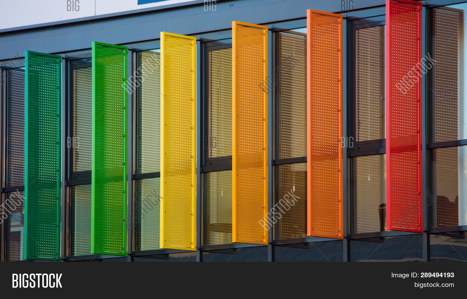 Colorful Louvers Image & Photo (Free Trial) | Bigstock