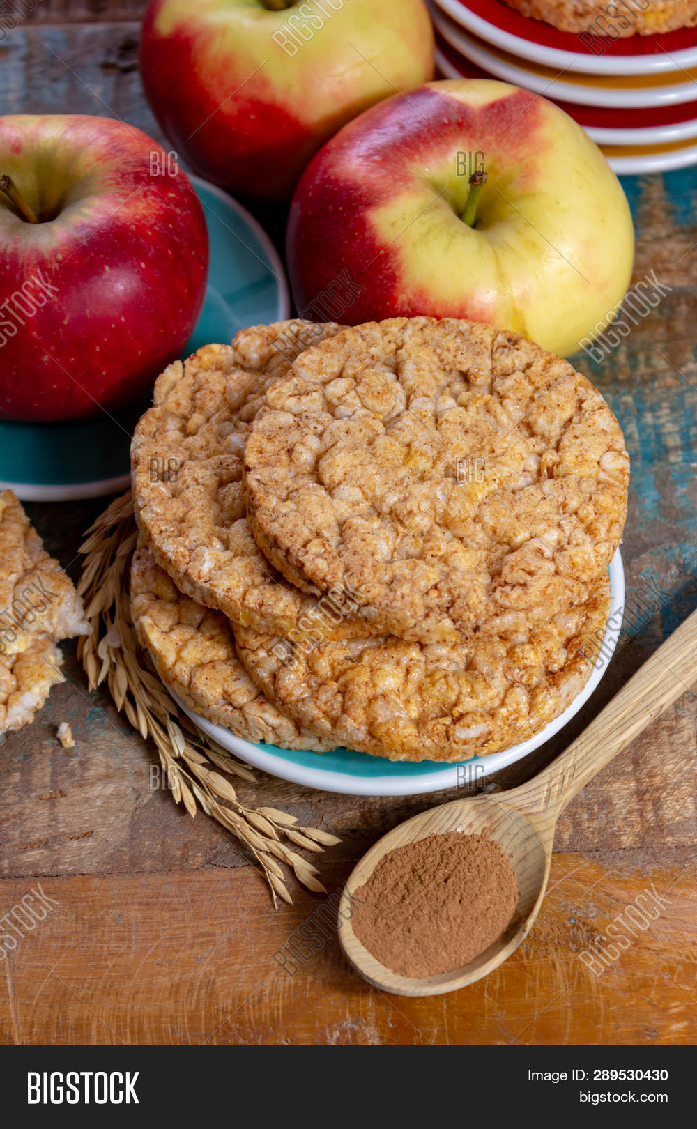 Round Rice Crackers Image & Photo (Free Trial) | Bigstock