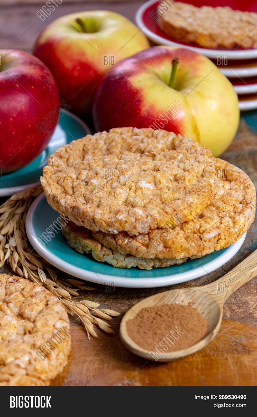Round Rice Crackers Image & Photo (Free Trial) | Bigstock