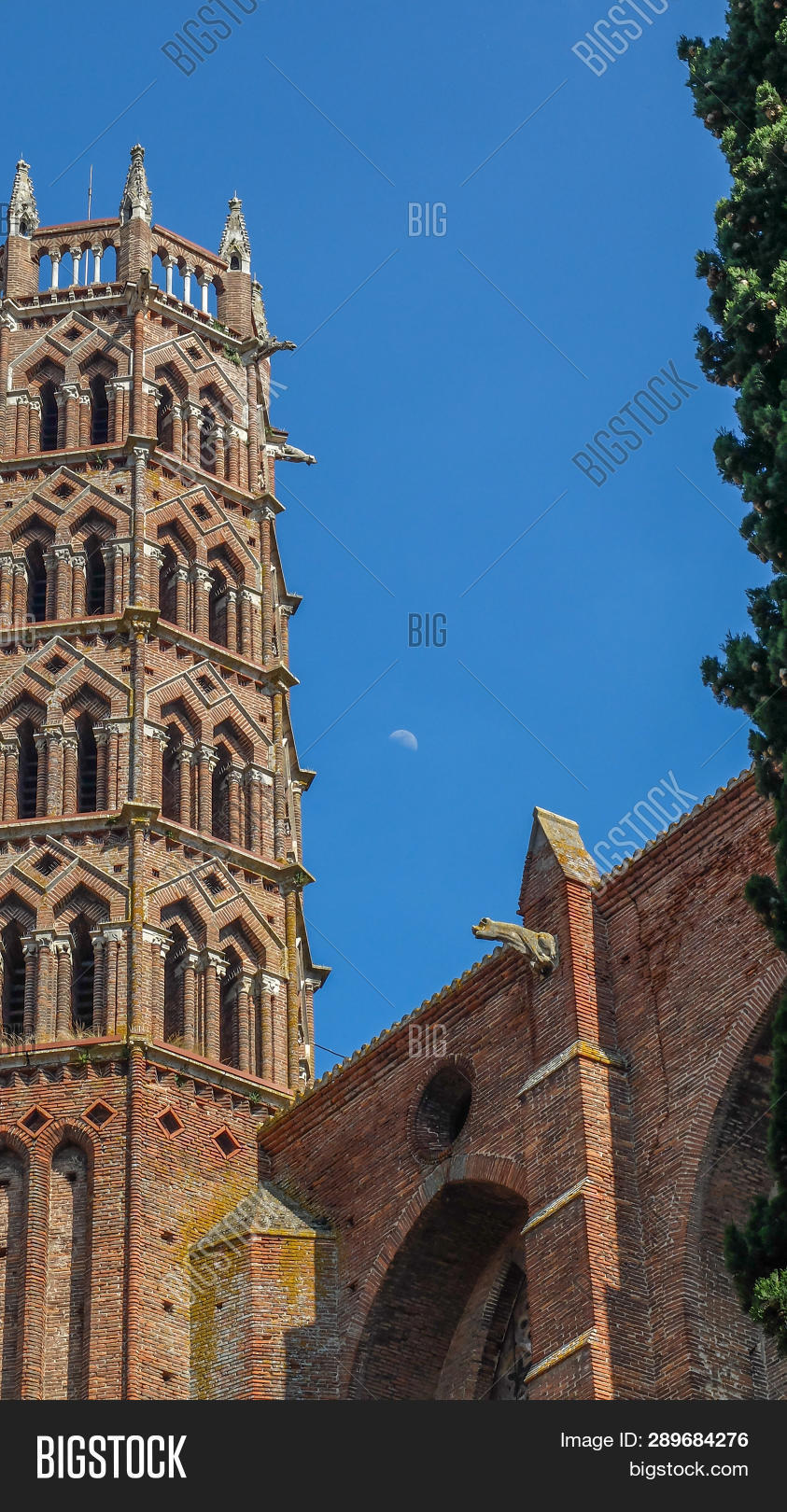 Romanesque Tower Looms Image & Photo (Free Trial) | Bigstock