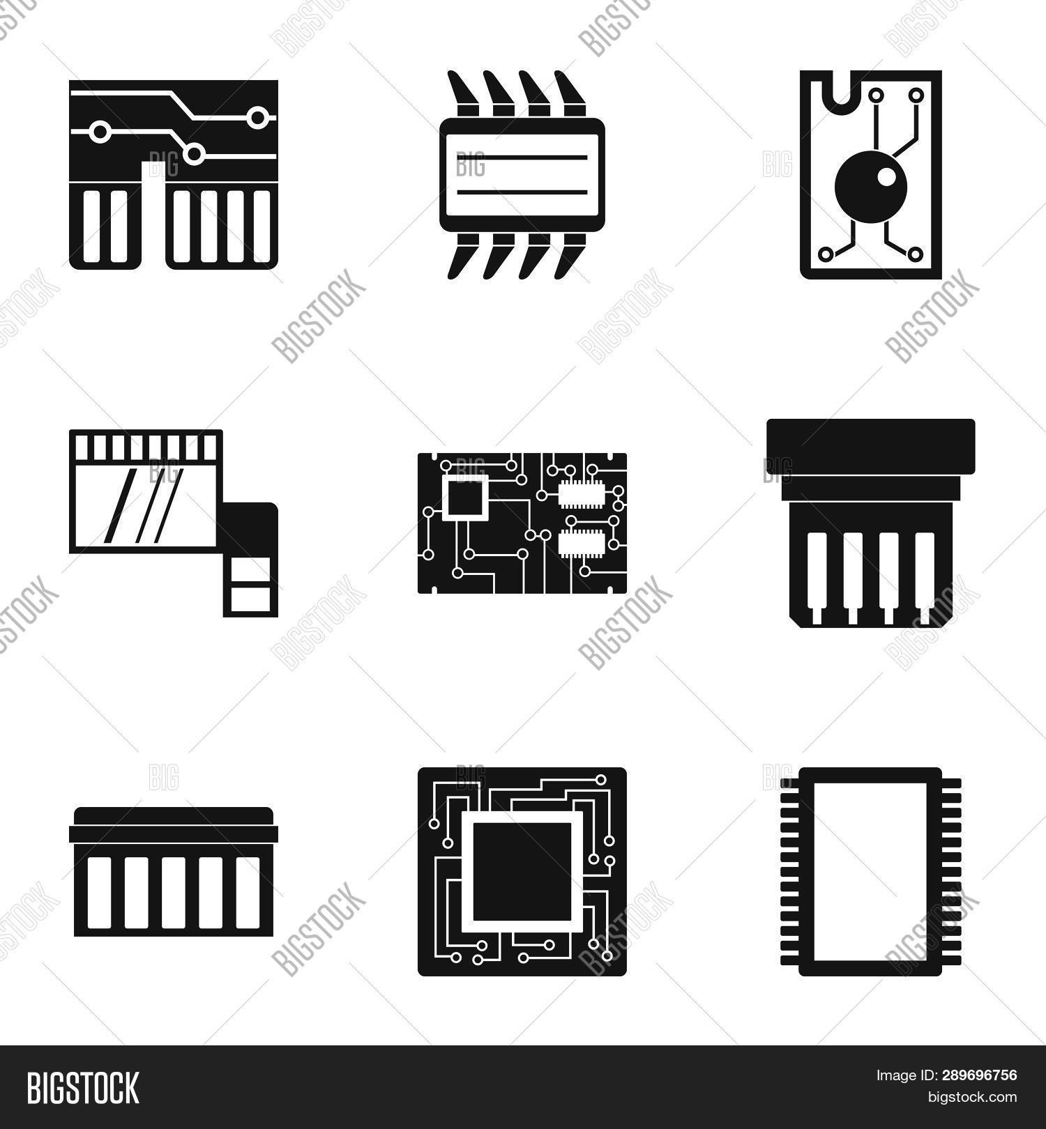Hardware Icons Set. Image & Photo (Free Trial) | Bigstock