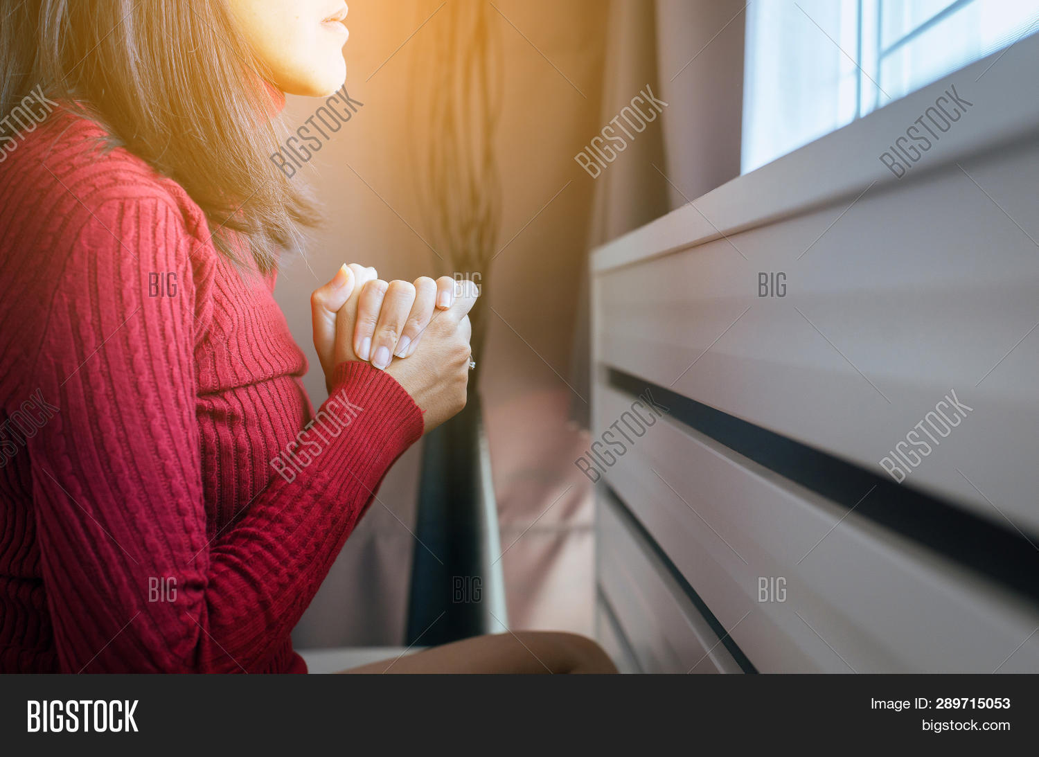 Asian Women Chant Hand Image & Photo (Free Trial) | Bigstock