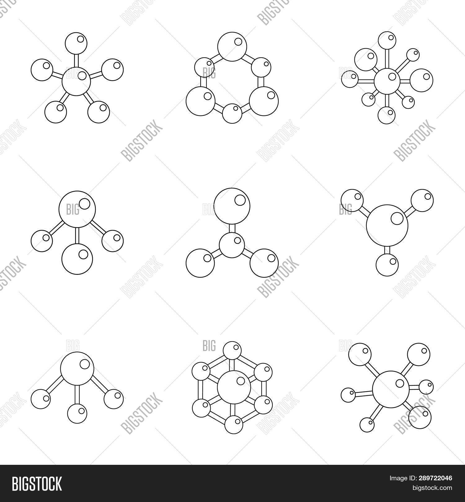 Compound Icons Set. Image & Photo (Free Trial) | Bigstock