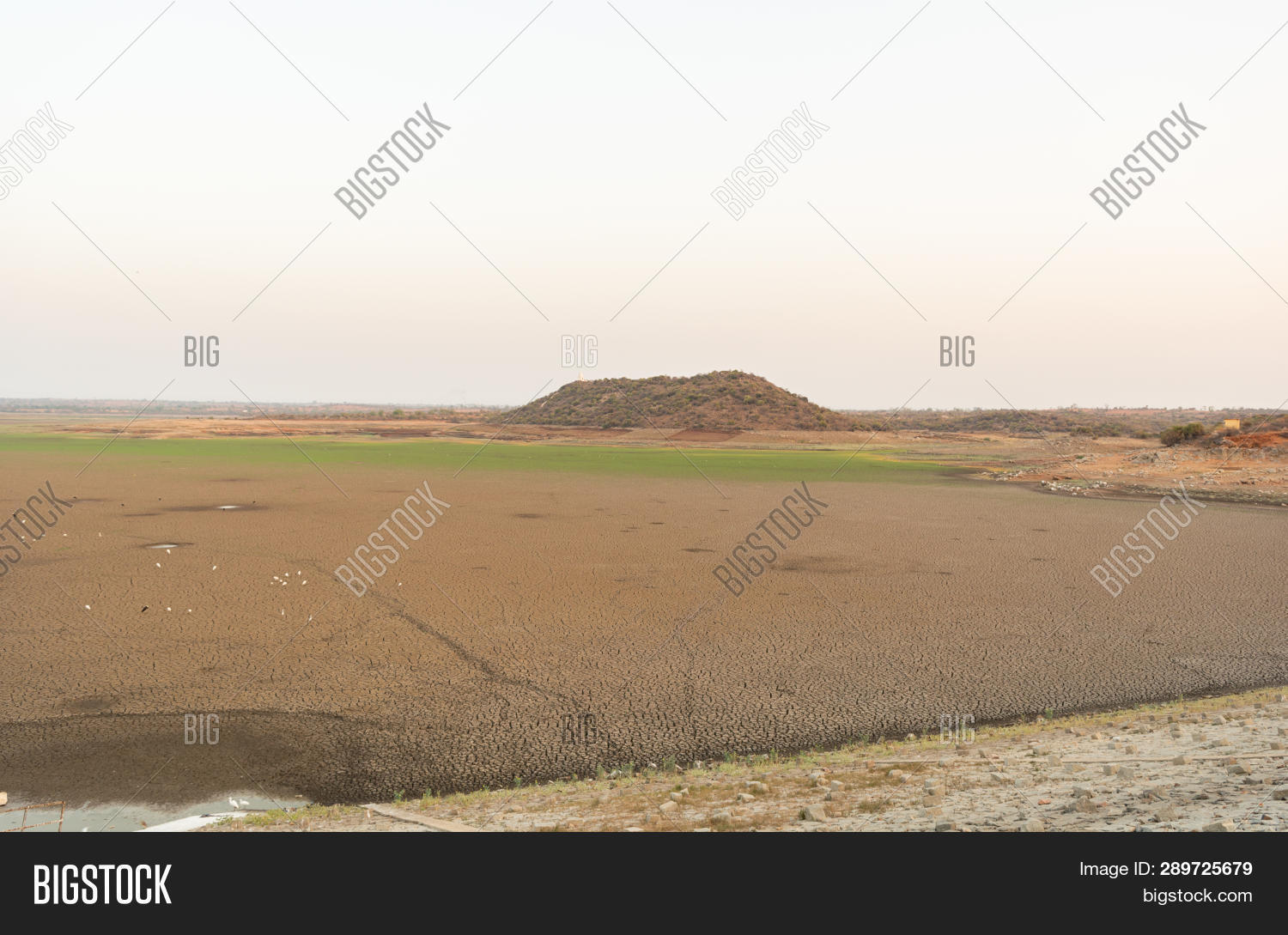 Dried Empty Reservoir Image & Photo (Free Trial) | Bigstock