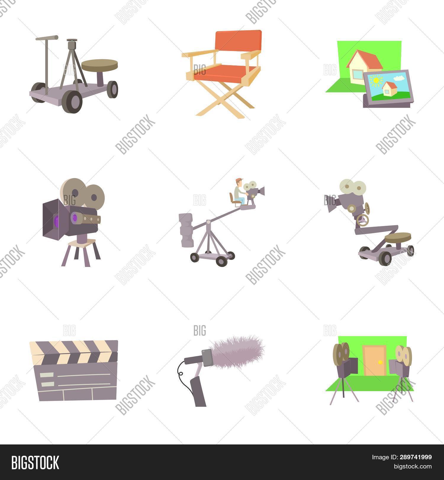 Filming Icons Set. Image & Photo (Free Trial) | Bigstock