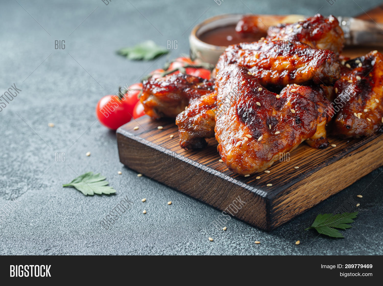 Roasted Chicken Wings Image & Photo (Free Trial) | Bigstock
