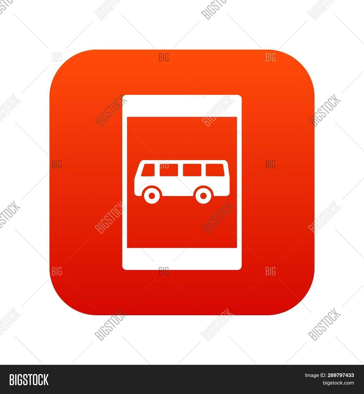 Bus Stop Sign Icon Image & Photo (Free Trial) | Bigstock