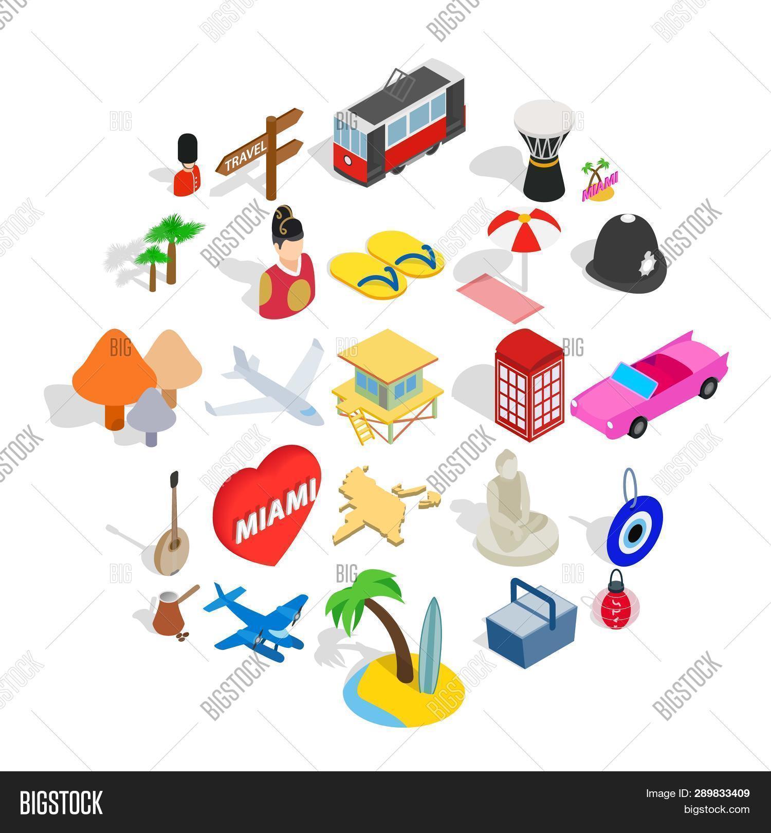 Discover Icons Set. Image & Photo (Free Trial) | Bigstock