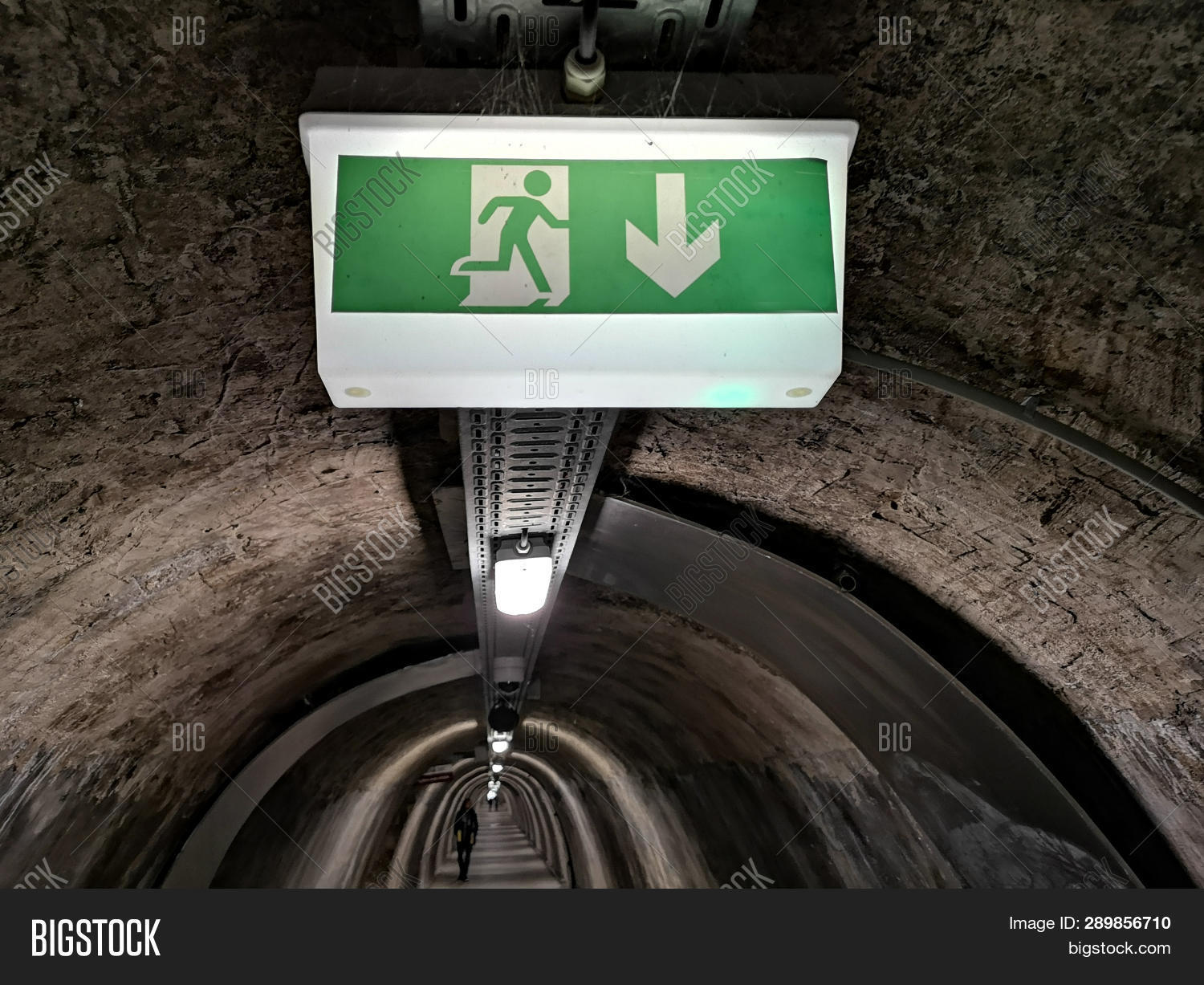 Emergency Sign Tunnel Image & Photo (Free Trial) | Bigstock