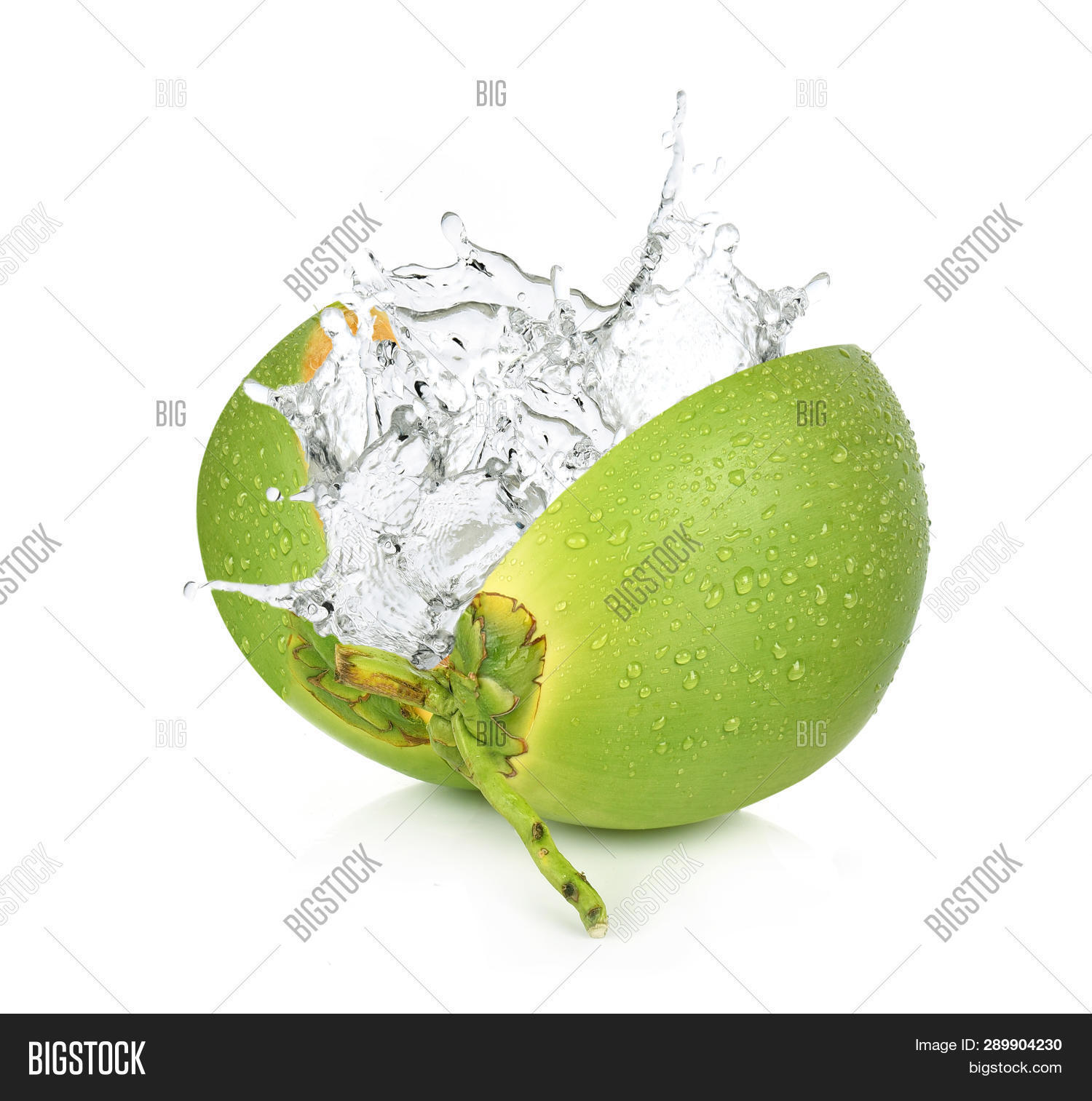 Green Coconut Water Image & Photo (Free Trial) | Bigstock
