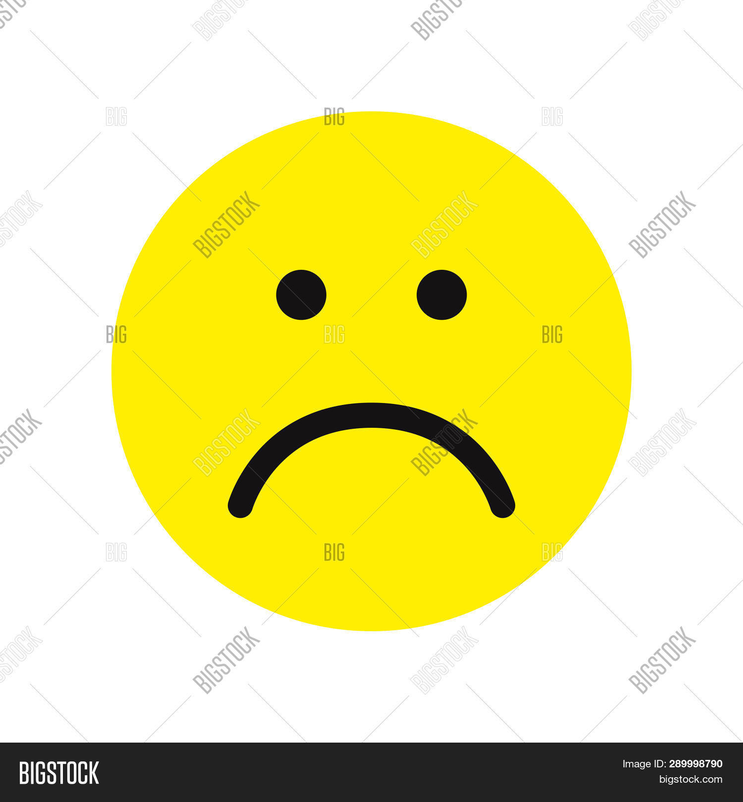 Sad Face Icon. Vector & Photo (Free Trial) | Bigstock