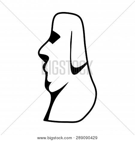 Line Moai Classic Vector & Photo (Free Trial) | Bigstock