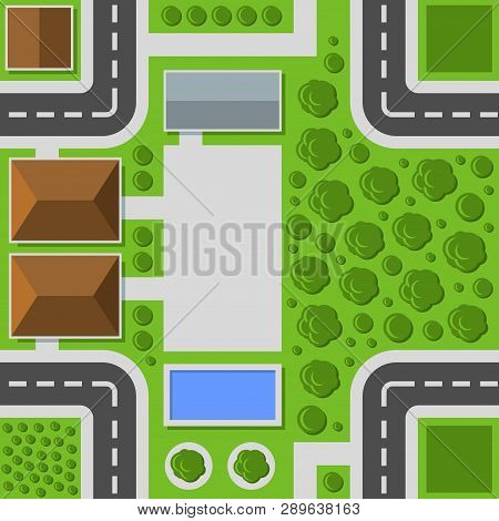 City Top View. Town Image & Photo (Free Trial) | Bigstock