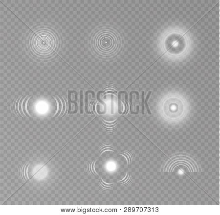 Sonar Waves Isolated Vector & Photo (Free Trial) | Bigstock