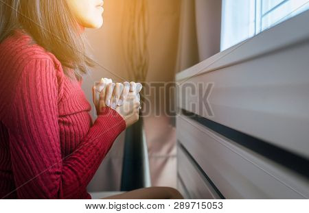 Asian Women Chant Hand Image & Photo (Free Trial) | Bigstock