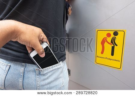 Thief Stealing Mobile Image & Photo (Free Trial) | Bigstock