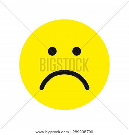 Sad Face Icon. Vector & Photo (Free Trial) | Bigstock