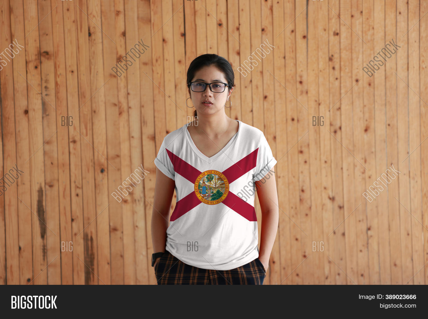 Woman Wearing Florida Image & Photo (Free Trial) | Bigstock