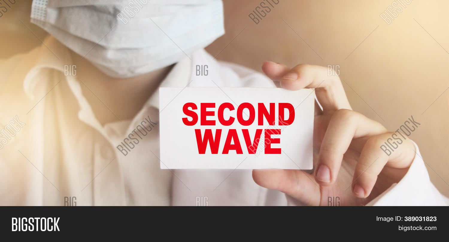 Second Wave Text On Image & Photo (Free Trial) | Bigstock