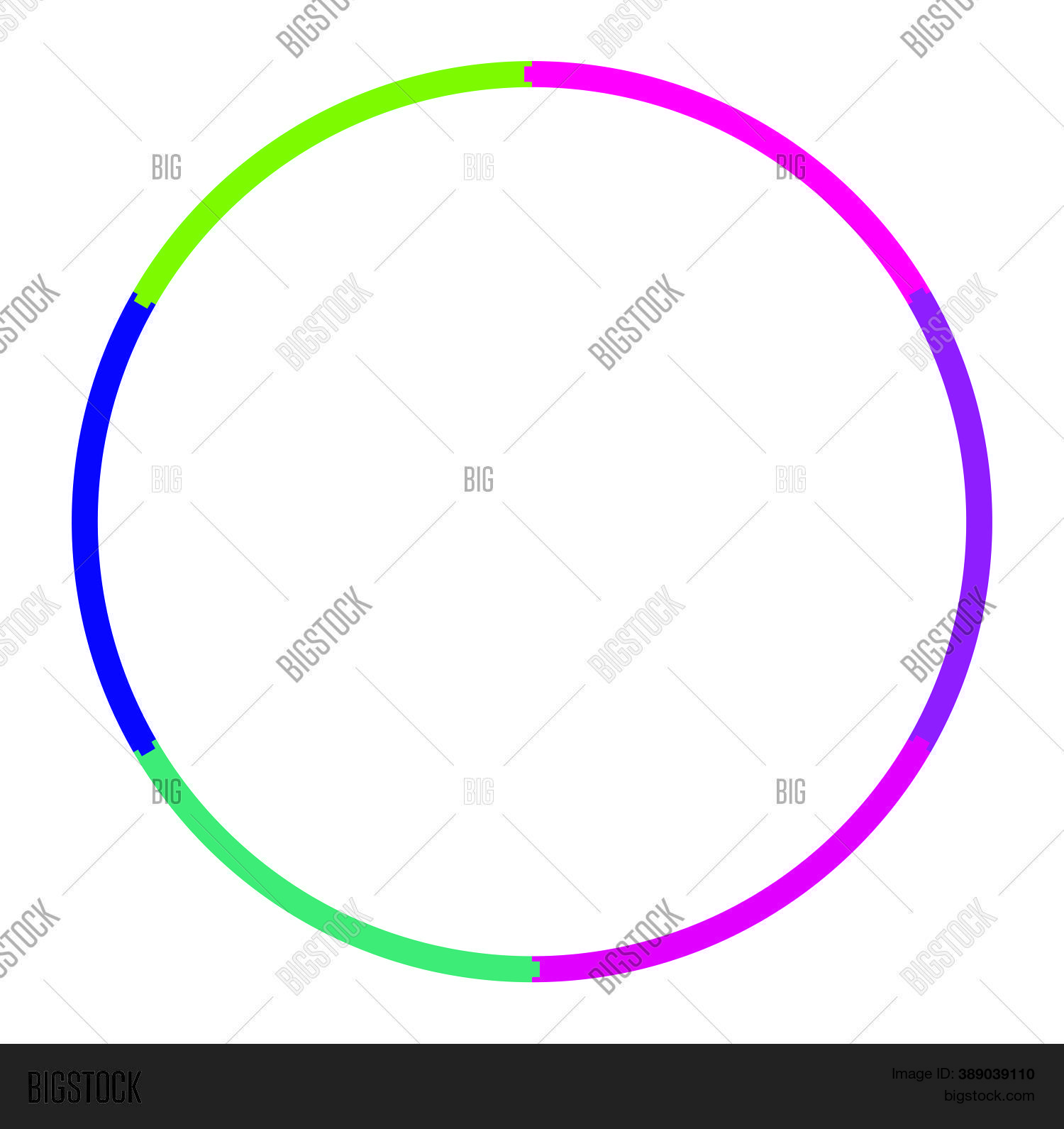 Segmented Circle(s) 2 Vector & Photo (Free Trial) | Bigstock