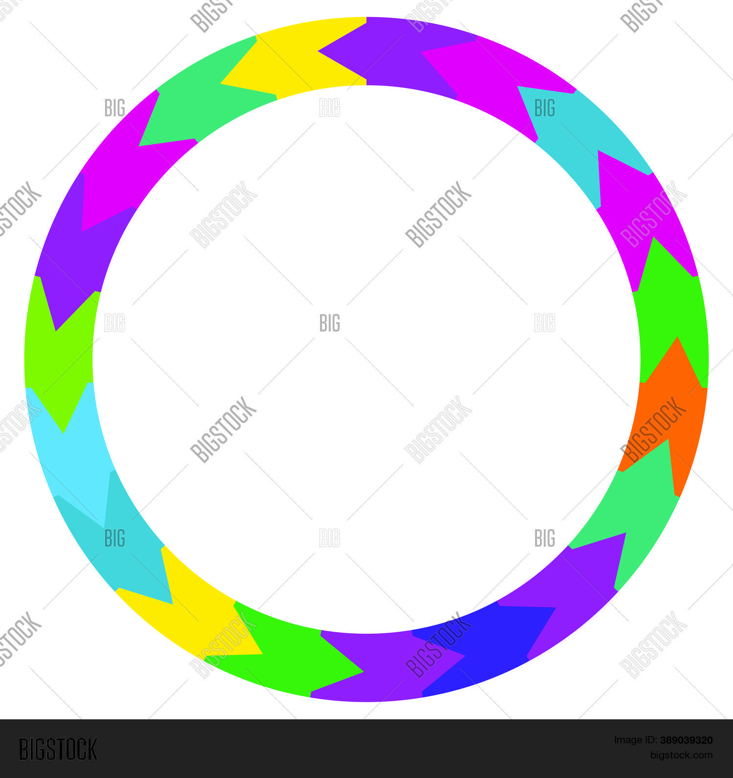 Segmented Circle(s) 2 Vector & Photo (Free Trial) | Bigstock