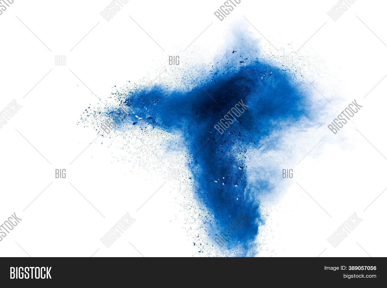 Abstract Blue Powder Image & Photo (Free Trial) | Bigstock
