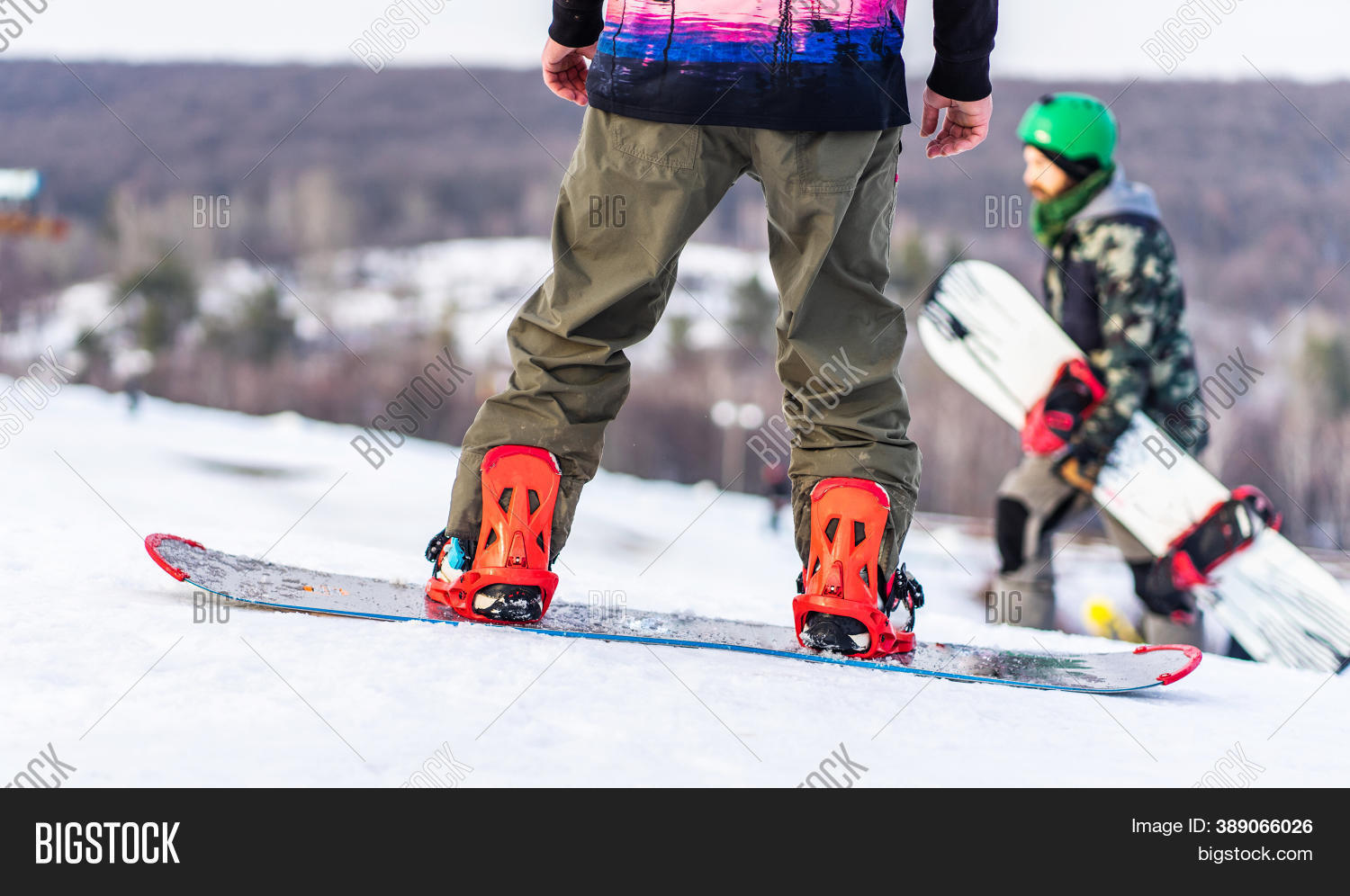 Snowboarders On Track Image & Photo (Free Trial) | Bigstock