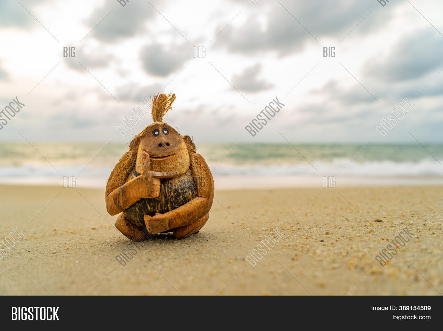 Monkey Coconut Image & Photo (Free Trial) | Bigstock