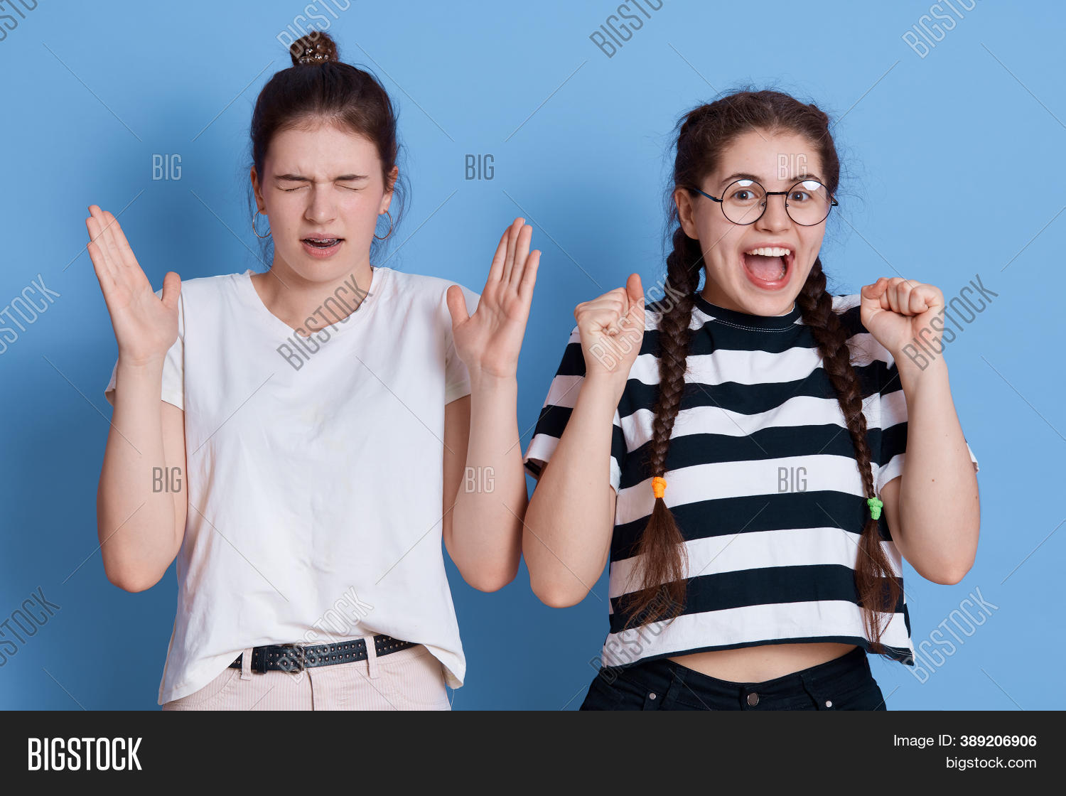 Photo Two Emotional Image & Photo (Free Trial) | Bigstock