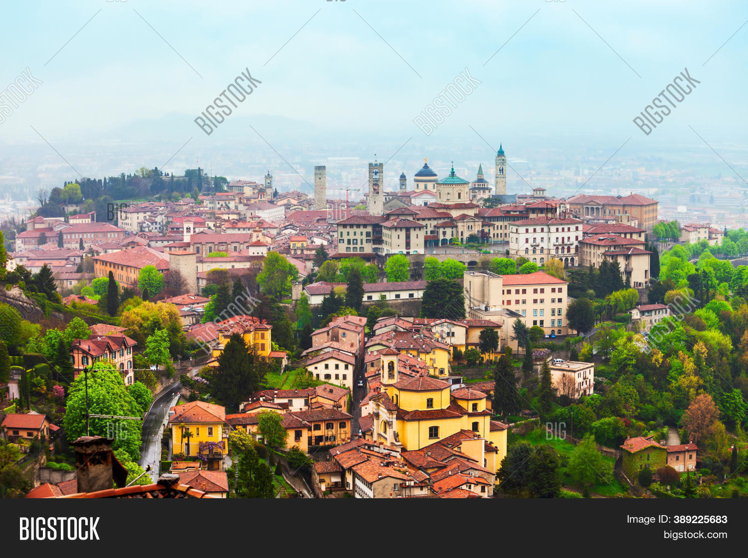 Bergamo Upper Town Image & Photo (Free Trial) | Bigstock