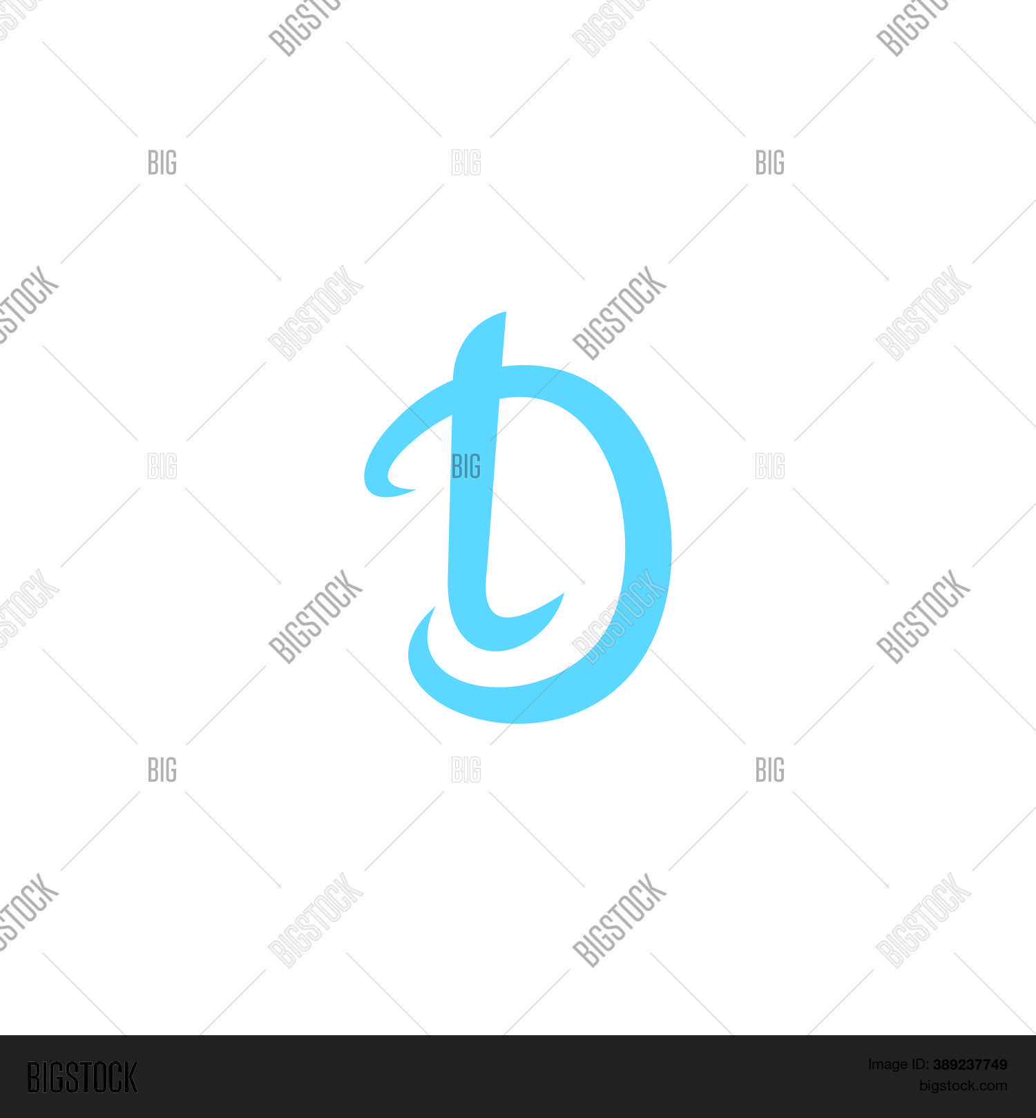 Dt Letter Logo Design Vector & Photo (Free Trial) | Bigstock