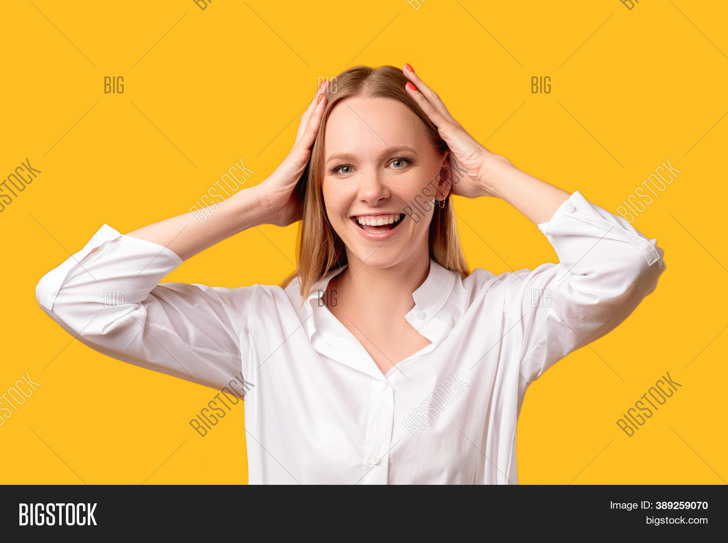 Amazed Woman Portrait Image & Photo (Free Trial) | Bigstock