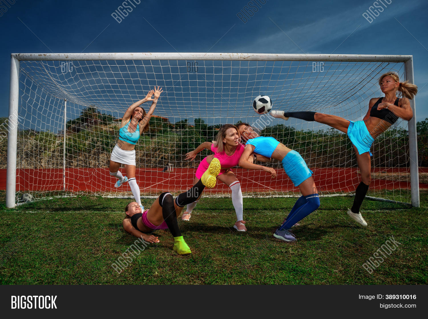 Female Soccer Players Image & Photo (Free Trial) | Bigstock