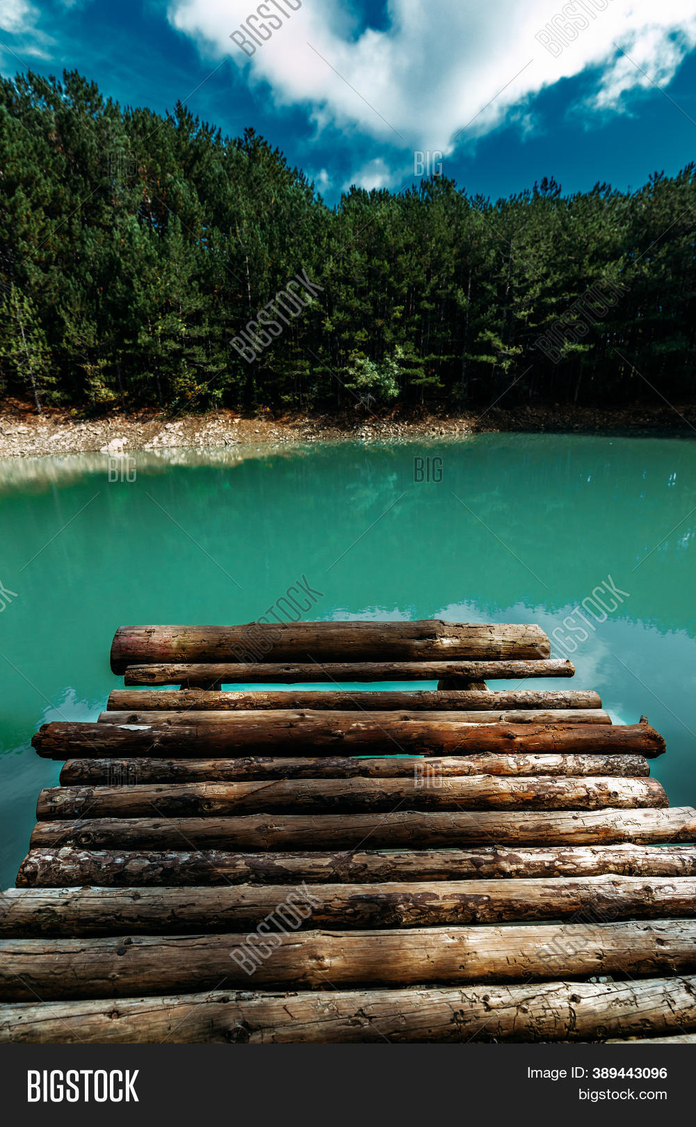 Forest Lake Wooden Image & Photo (Free Trial) | Bigstock