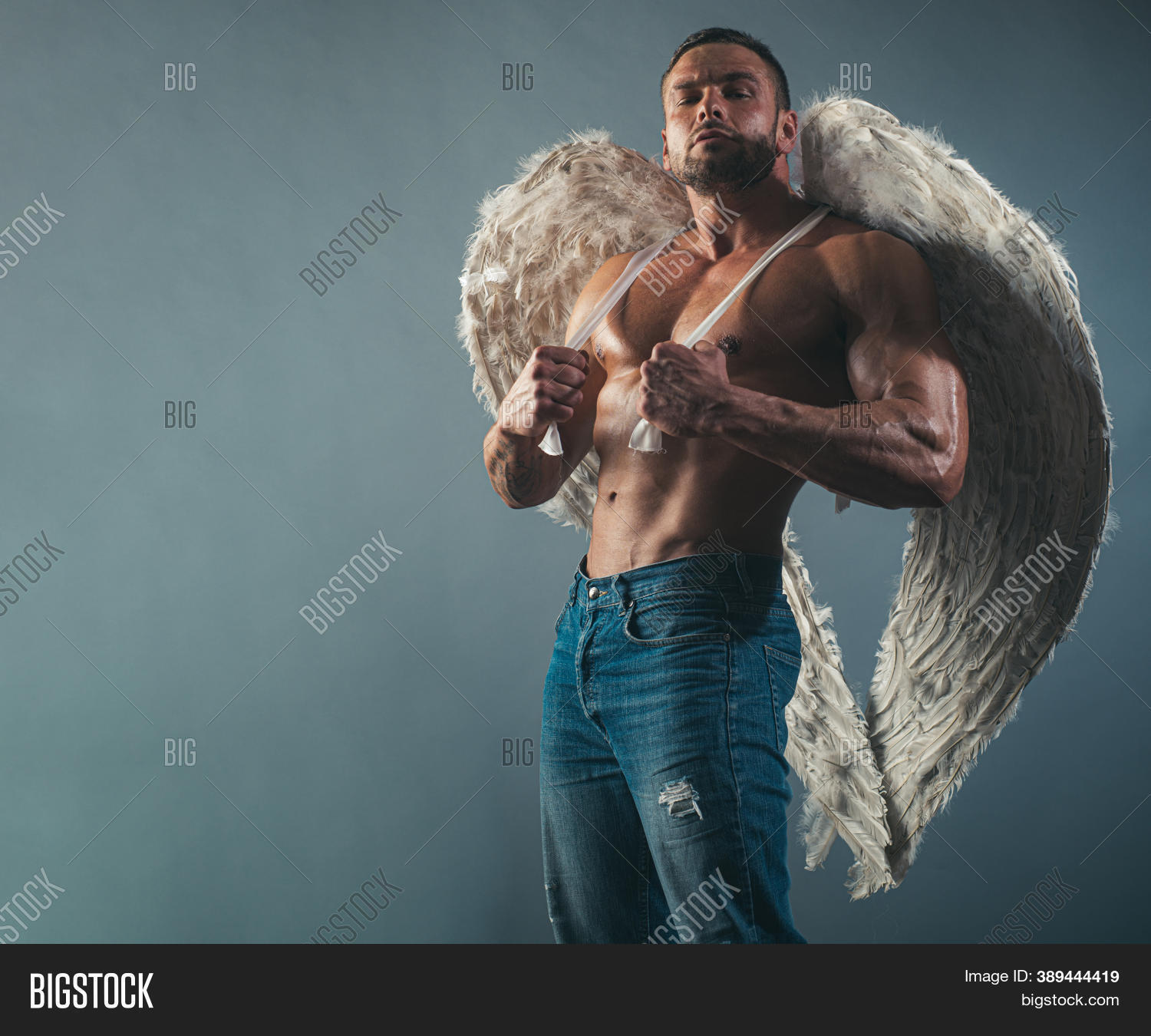 Young Man Angels Wings Image & Photo (Free Trial) | Bigstock