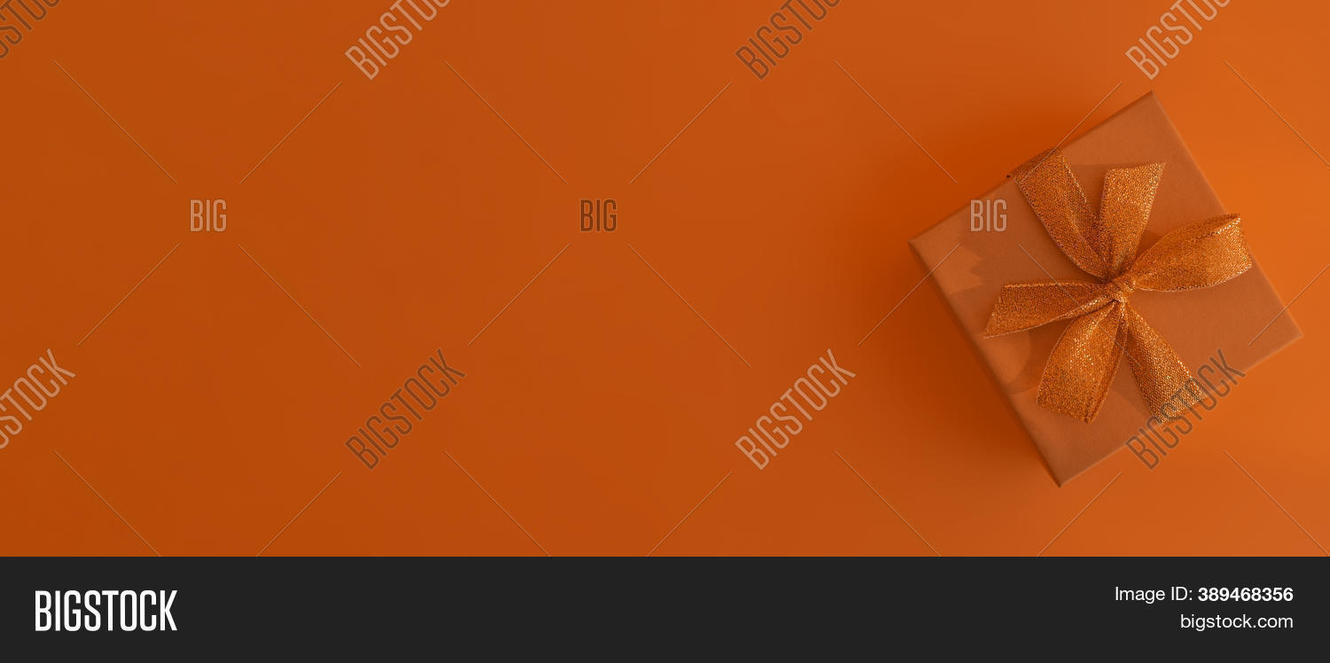 Orange Gift Box Orange Image & Photo (Free Trial) | Bigstock
