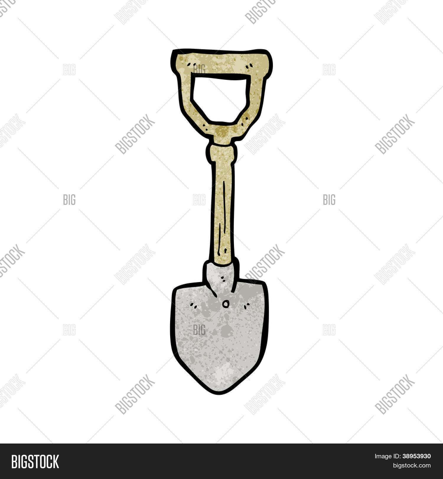Cartoon Spade Vector & Photo (Free Trial) | Bigstock