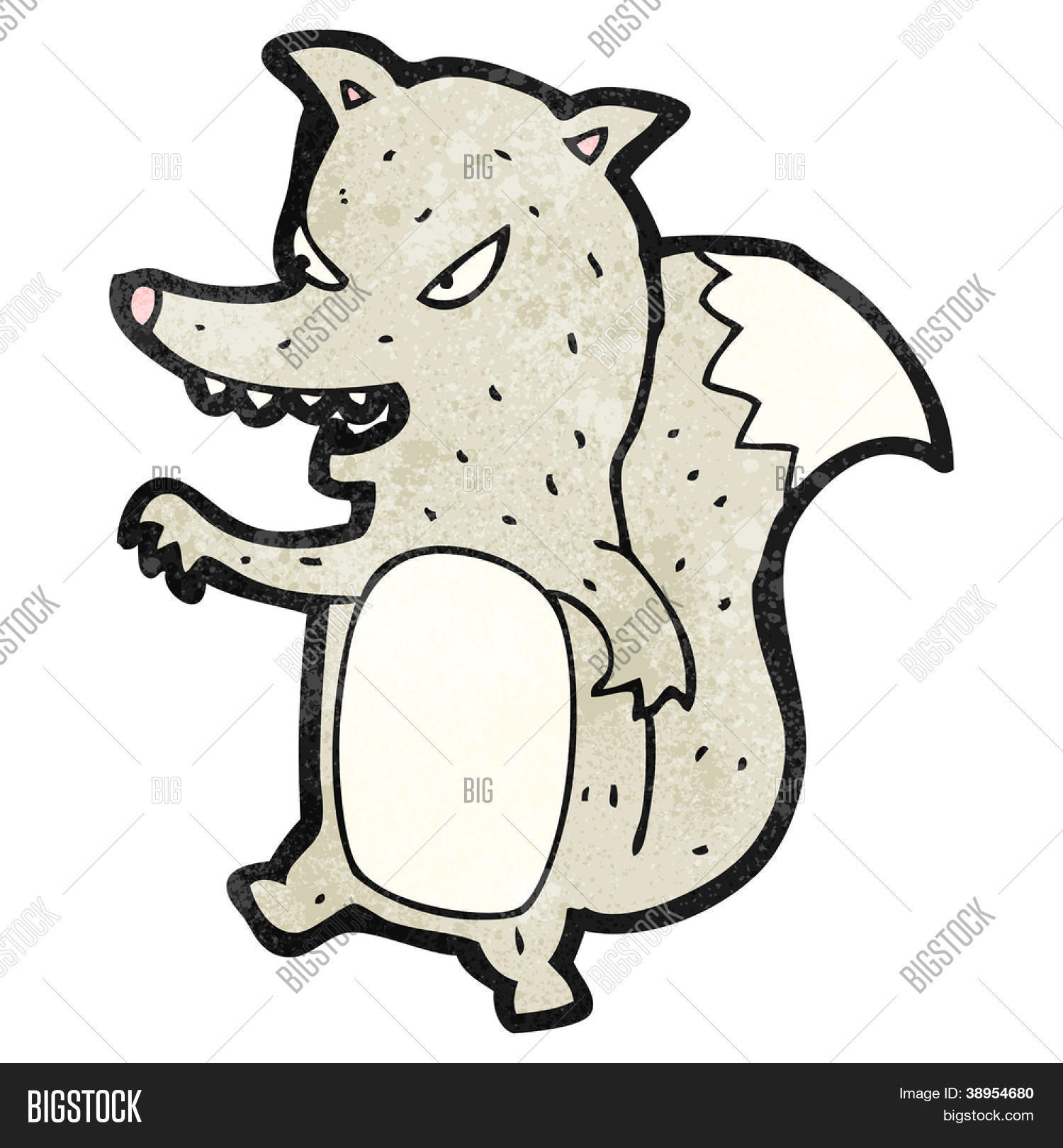 Cartoon Big Bad Wolf Vector & Photo (Free Trial) | Bigstock
