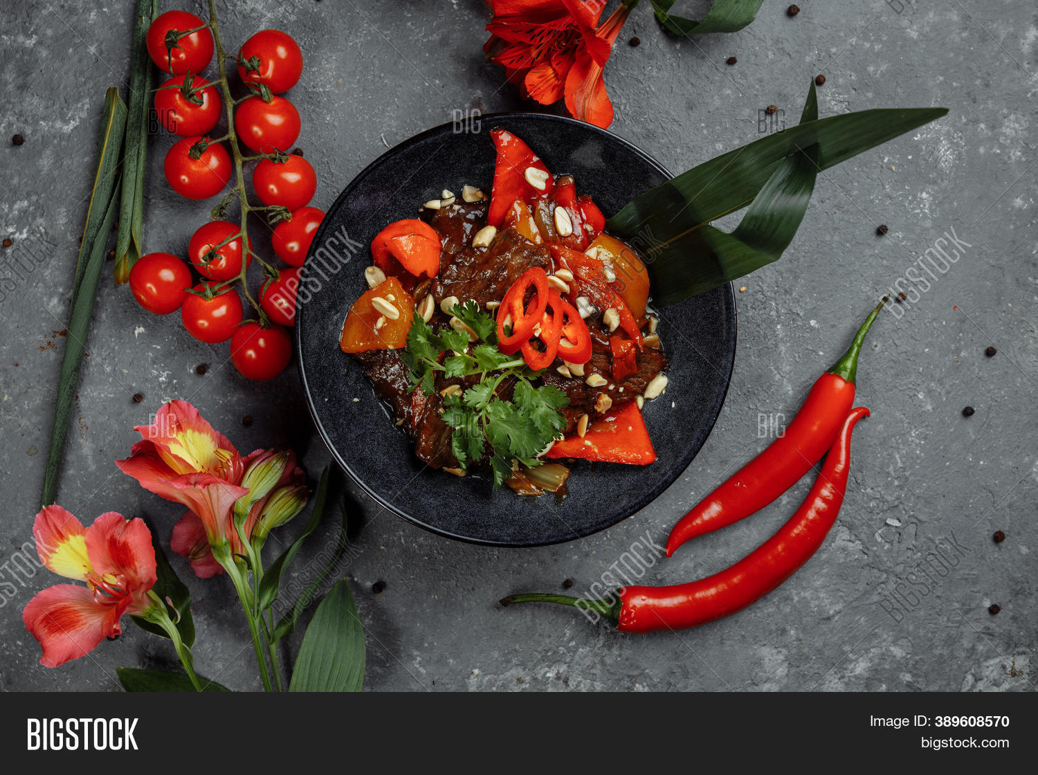 Beef Wok. Traditional Image & Photo (Free Trial) | Bigstock