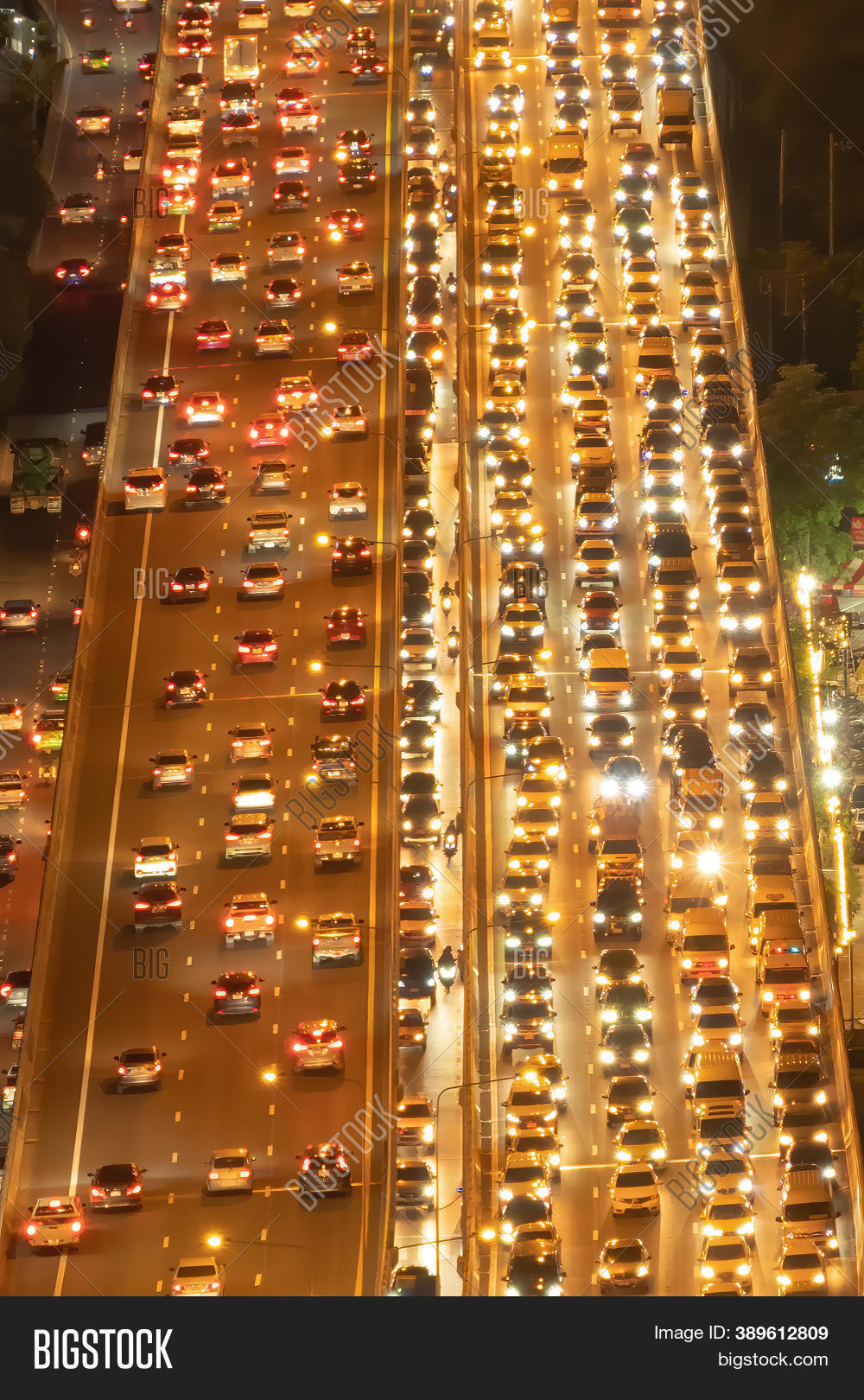 Aerial View Busy Cars Image & Photo (Free Trial) | Bigstock